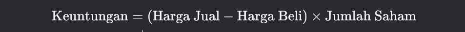 Cara Menghitung Keuntungan Saham dan Contoh Simulasinya – simulasi.net